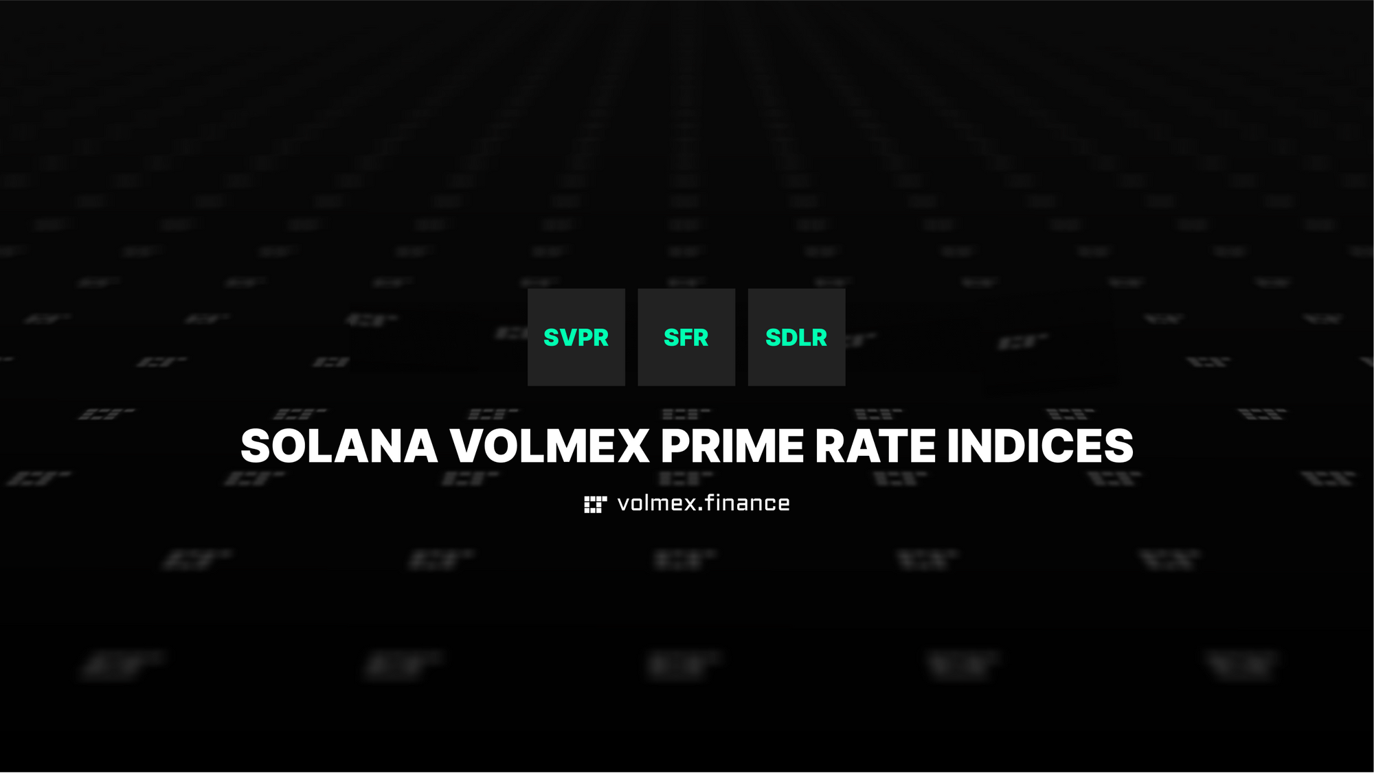 Introducing the Solana Volmex Prime Rate (SVPR) Indices